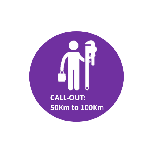 Plumbing Call-Out Fee (50km to 100km) – Thynk-H2O